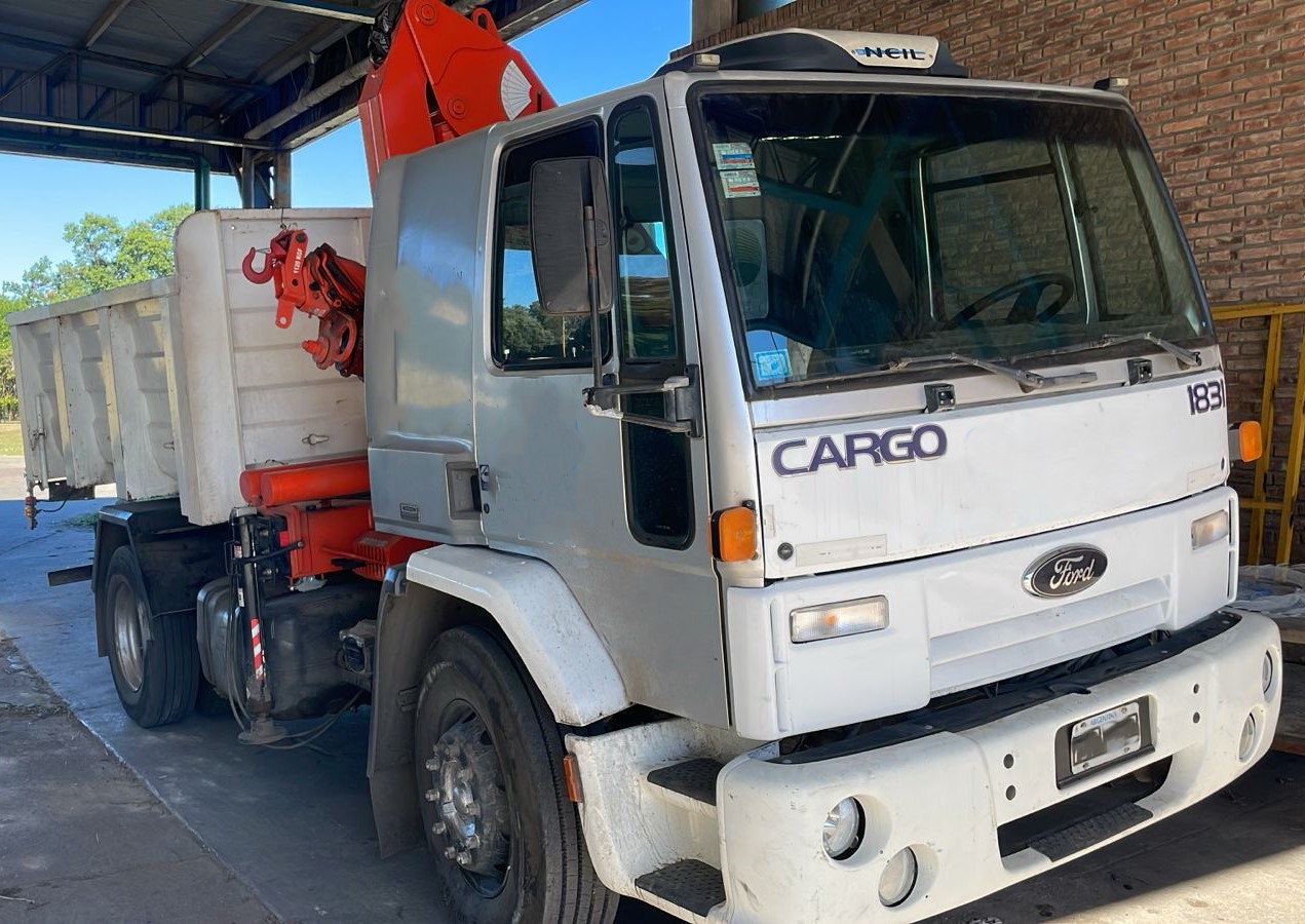 Ford Cargo 1831 Con Hidrogrúa Viales Del Litoral